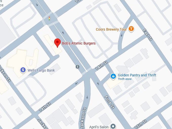 16. bob's atomic burgers' map