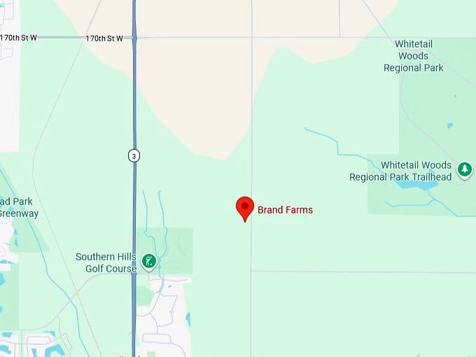 16. brand farms map