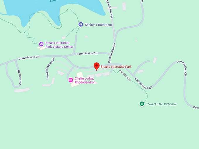 16. breaks interstate park map