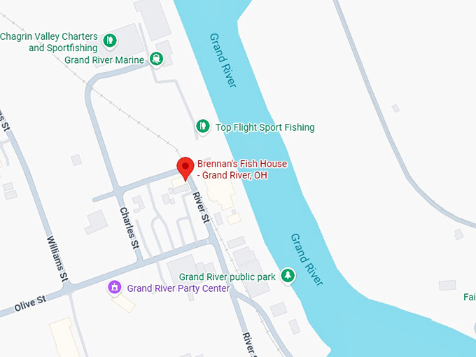16. brennan's fish house grand river, oh map