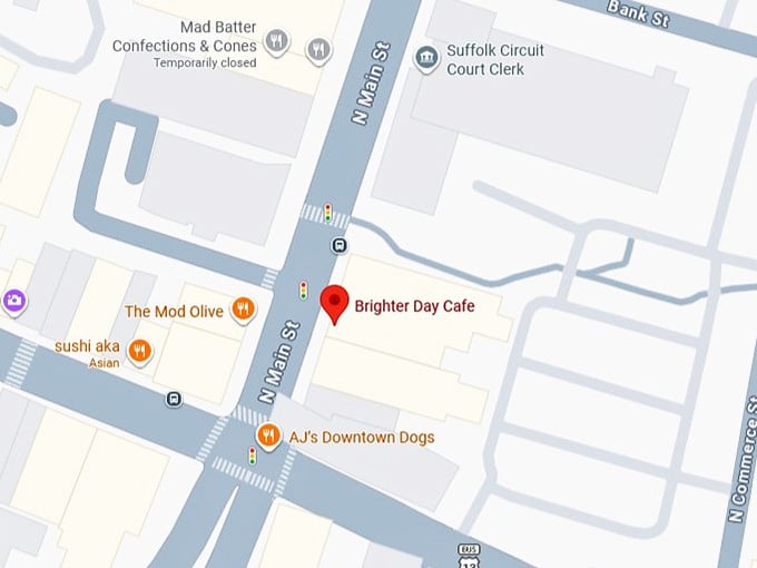 16. brighter day cafe's map