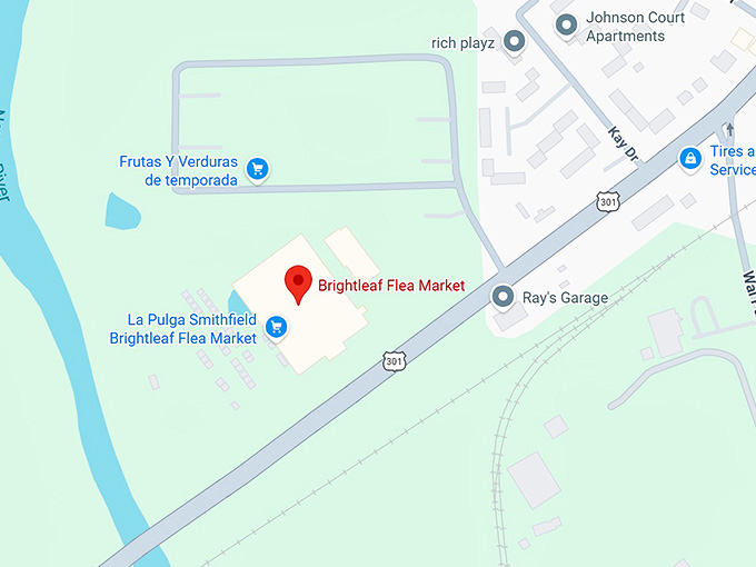 16. brightleaf flea market llc map