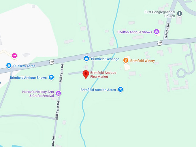 16. brimfield antique flea market map