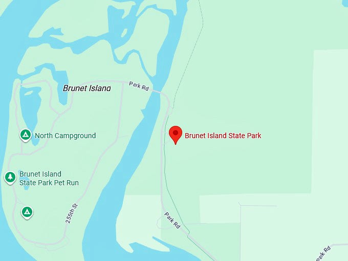 16. brunet island state park map
