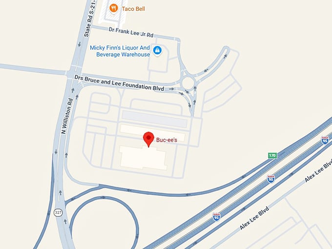 16. buc ee's map