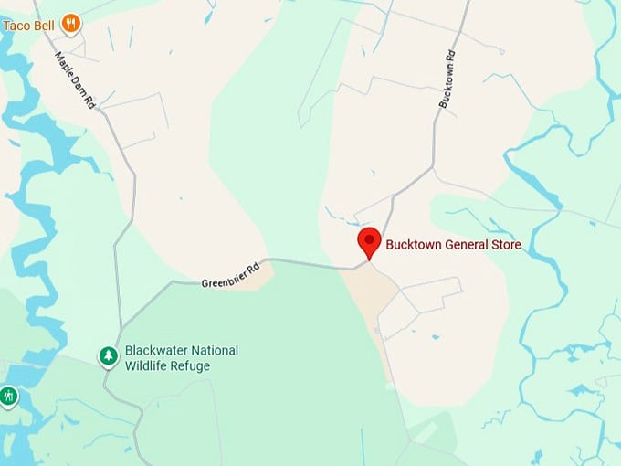 16. bucktown general store map