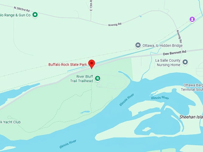 16. buffalo rock state park map