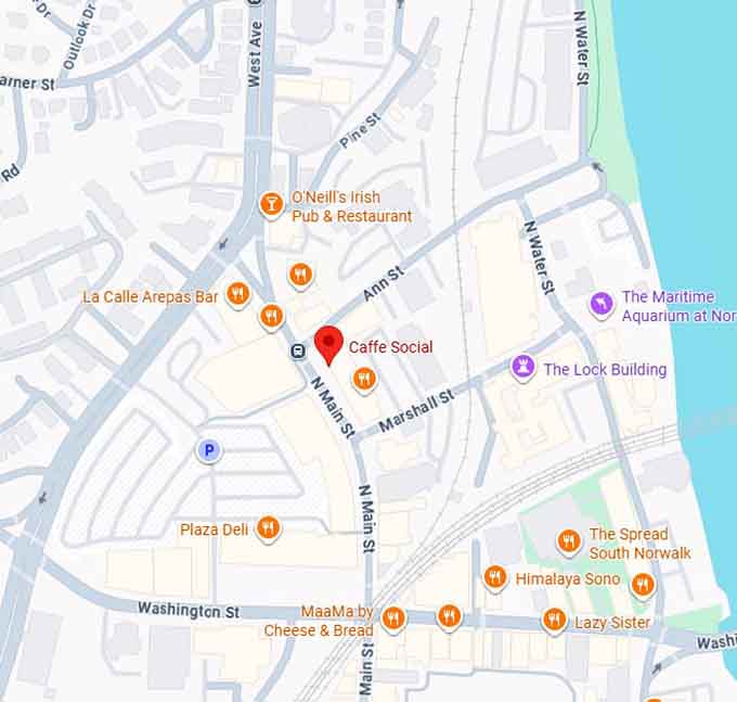 16. caffe social map