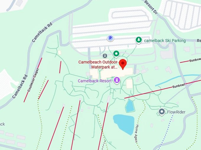 16. camelbeach outdoor waterpark at camelback resort map