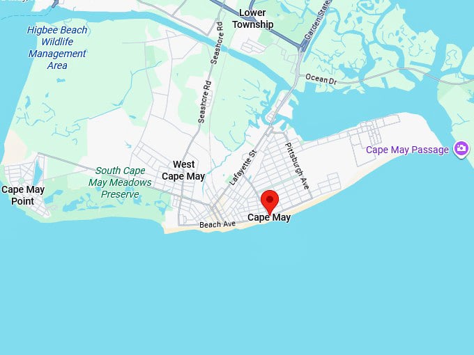 16. cape may nj map