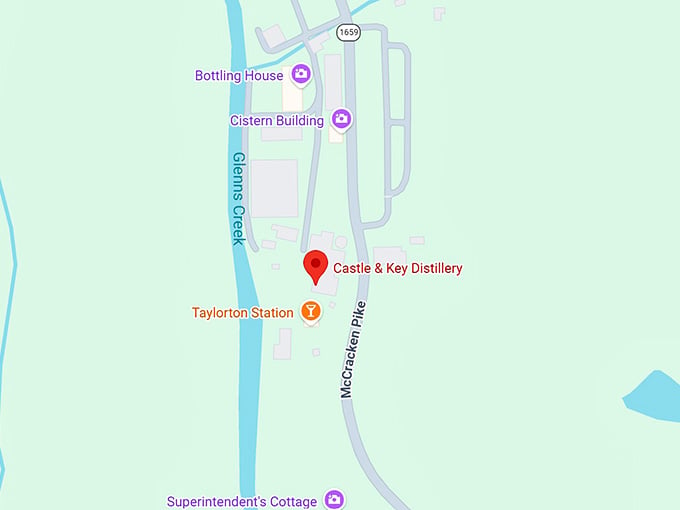 16. castle & key distillery map