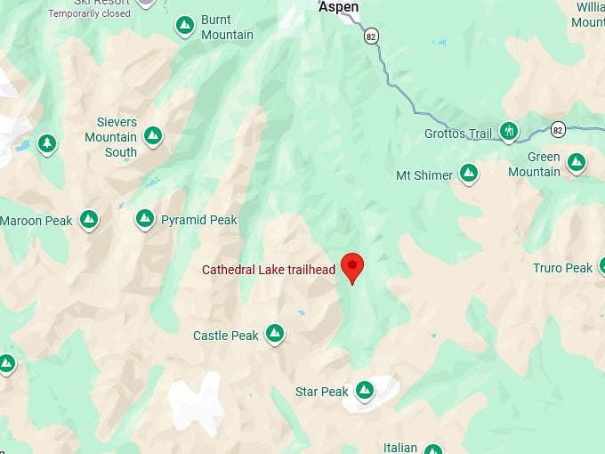 16. cathedral lake trail map