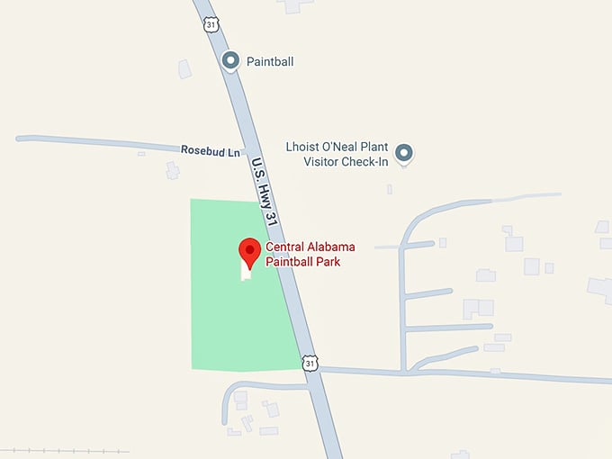 16. central alabama paintball park map