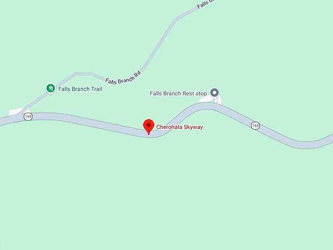 16. cherohala skyway map