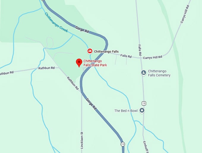 16. chittenango falls state park map