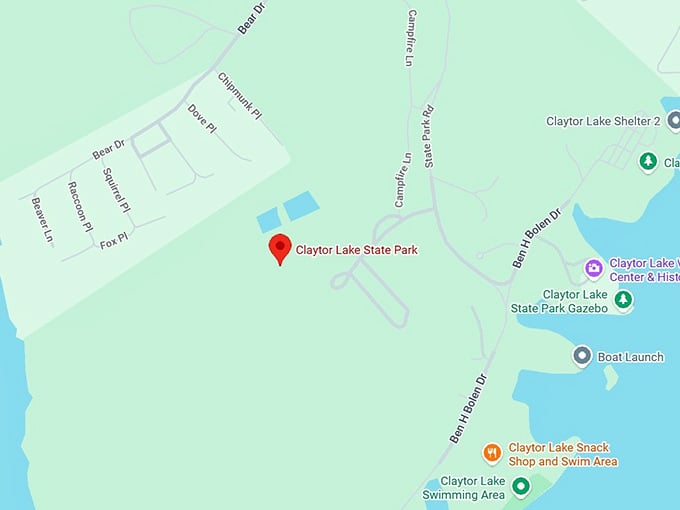 16. claytor lake state park map