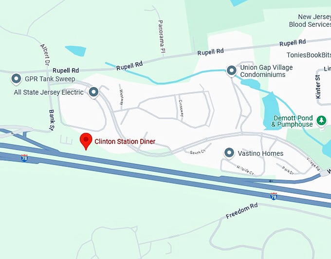 16. clinton station diner map
