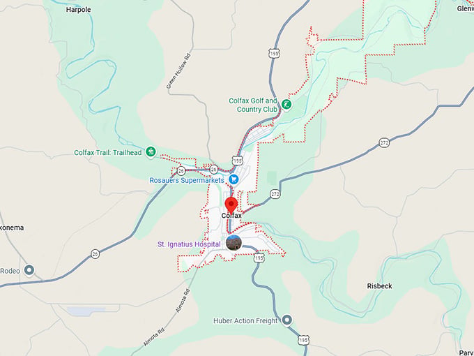 16. colfax map