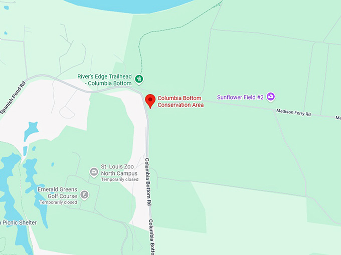 16. columbia bottom conservation area map