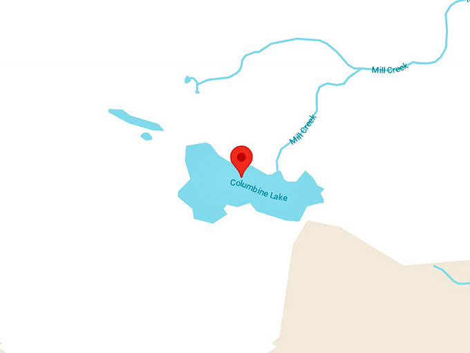 16. columbine lake map