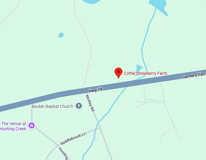 16. cottle strawberry farm map