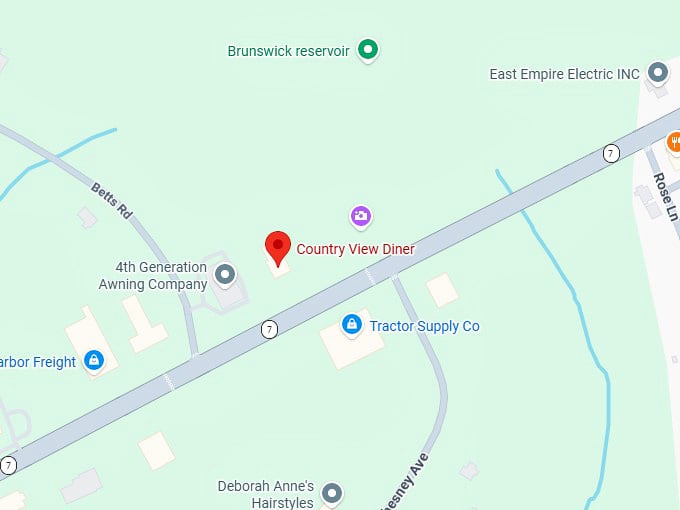 16. country view diner map