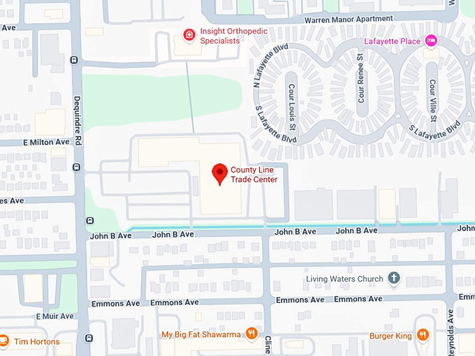 16. county line trade center map