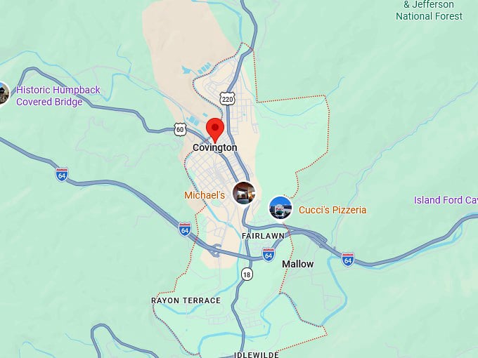 16. covington map