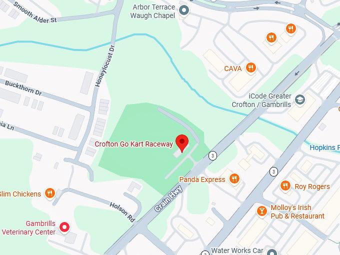 16. crofton go kart raceway map