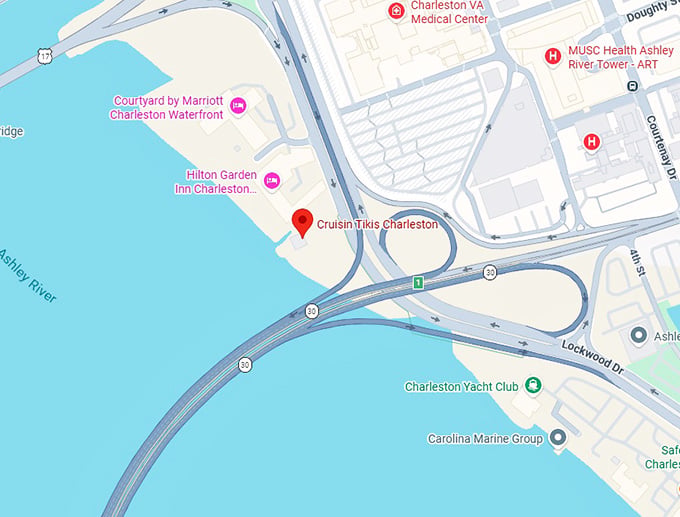 16. cruisin tikis charleston map