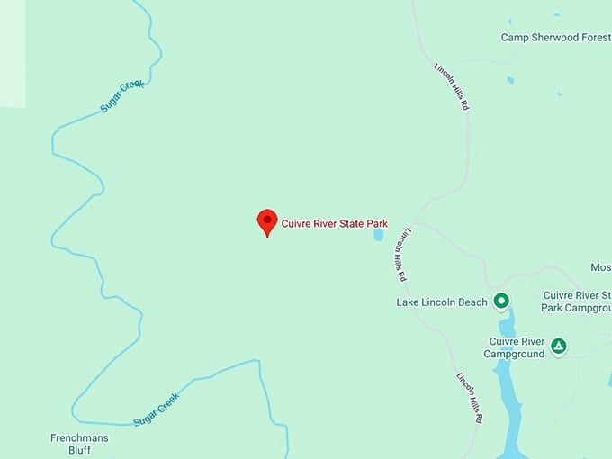 16. cuivre river state park map