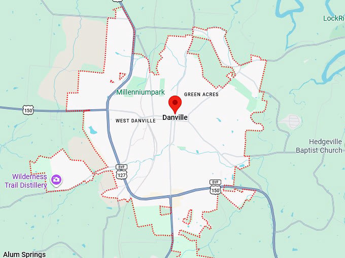 16. danville map