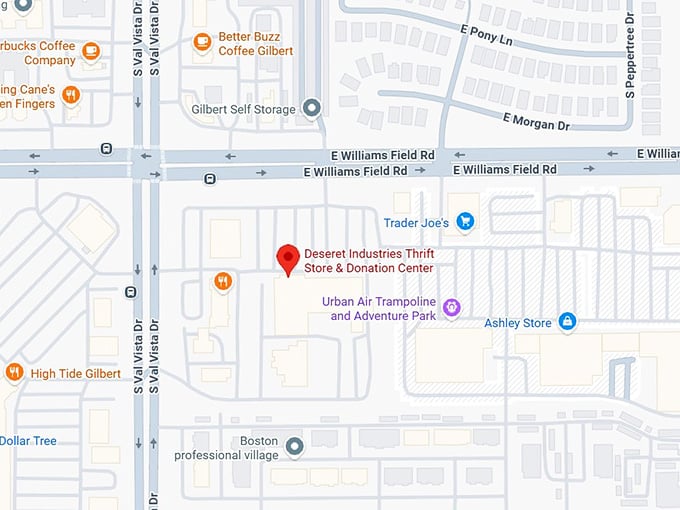 16. deseret industries thrift store & donation center map