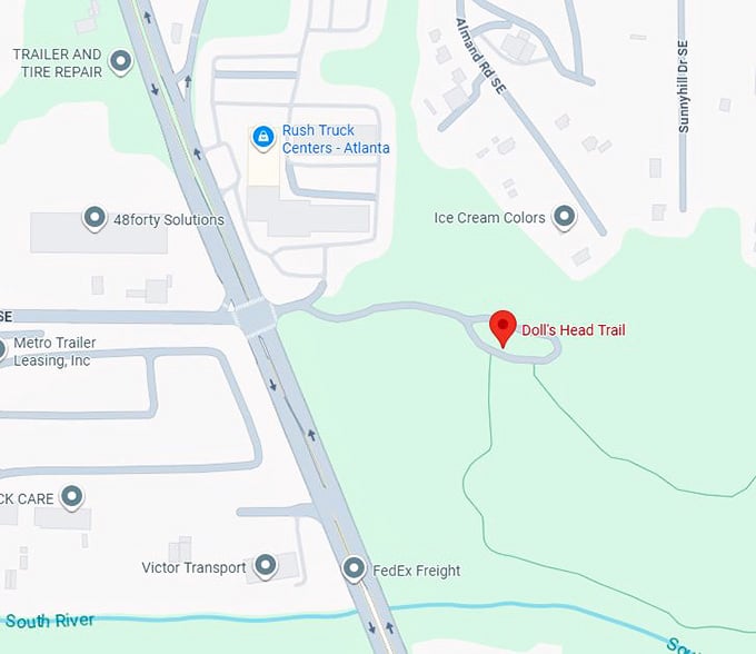 16. doll's head trail map