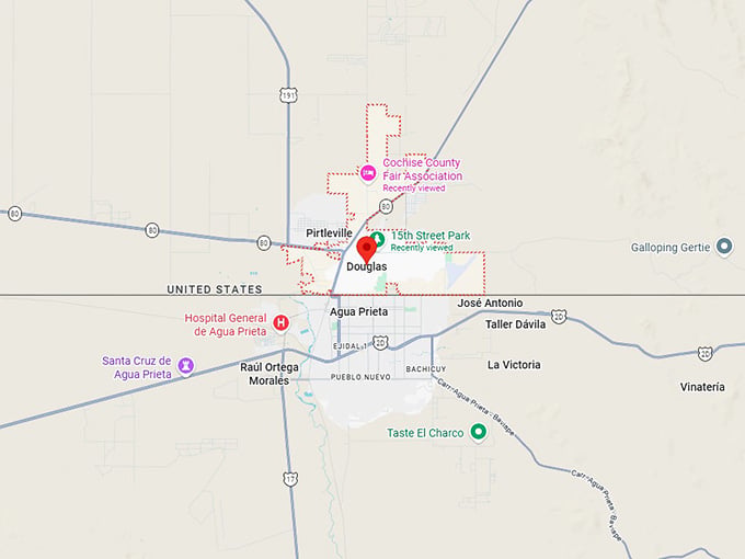 16. douglas map