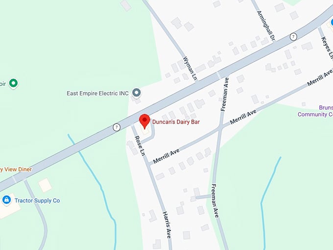 16. duncan's dairy bar map