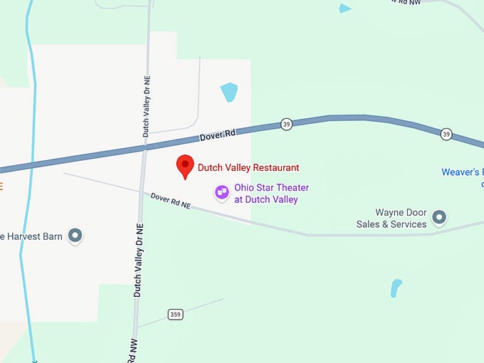 16. dutch valley restaurant map