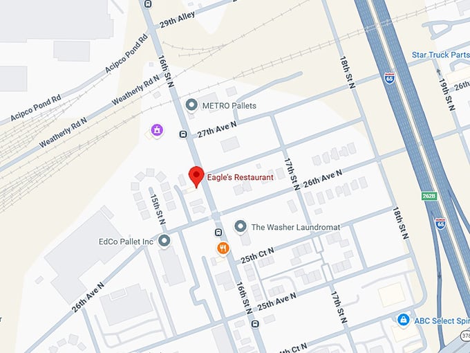 16. eagle&rsquo;s restaurant map