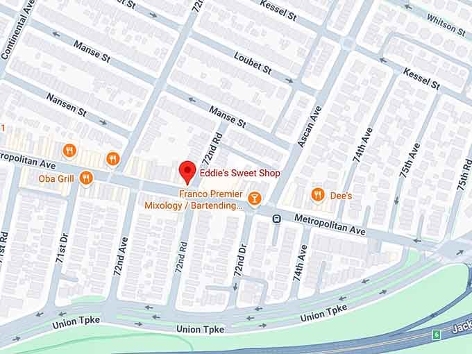 16. eddie's sweet shop map