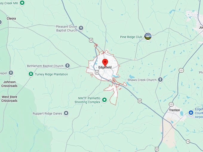 16. edgefield map