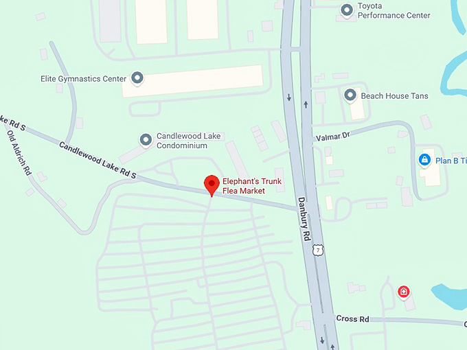 16. elephant's trunk flea market map