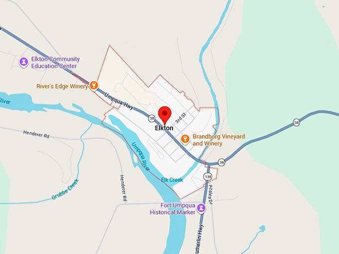 16. elkton, or map