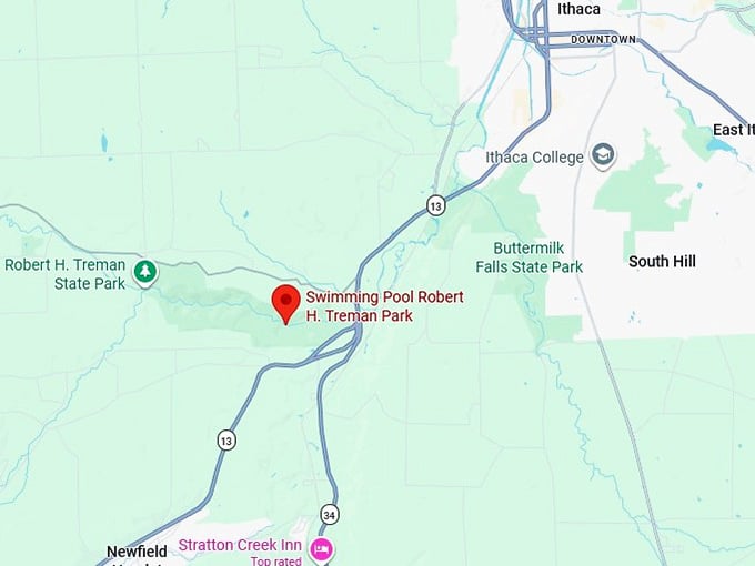 16. enfield falls swimming hole map