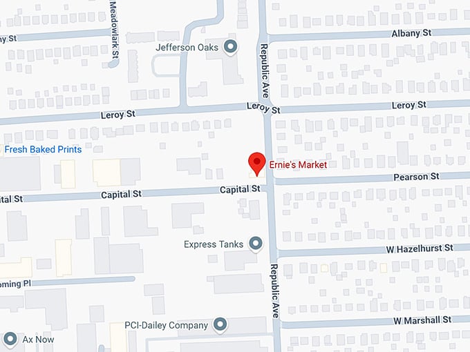 16. ernie's market map
