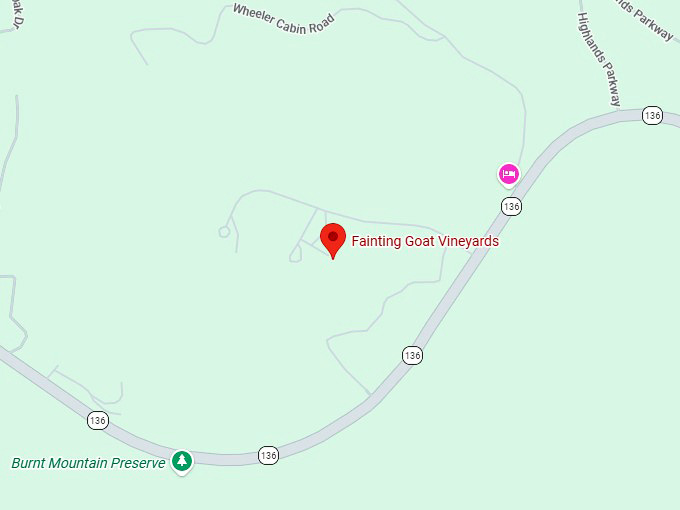 16. fainting goat vineyards map