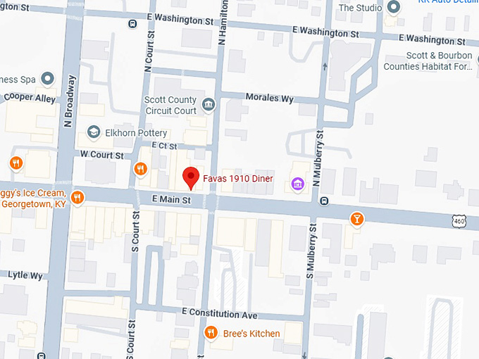 16. favas 1910 diner map