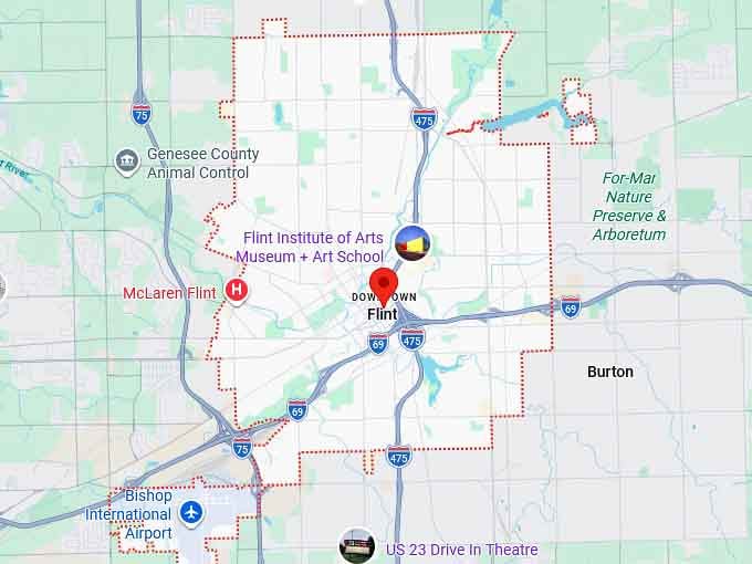 16. flint map