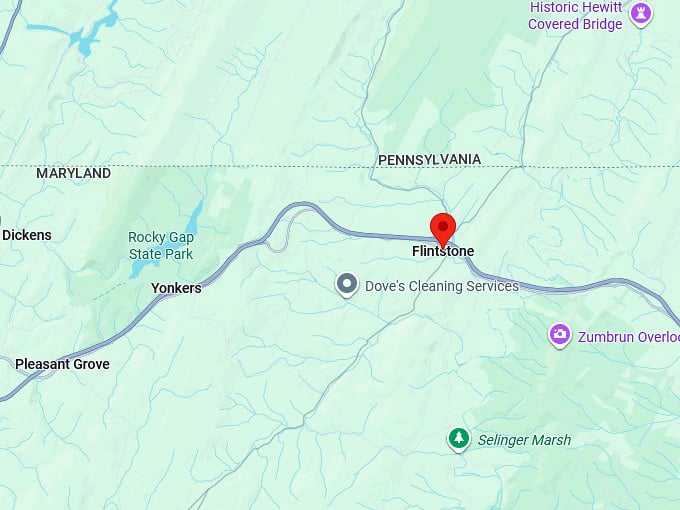 16. flintstone md map