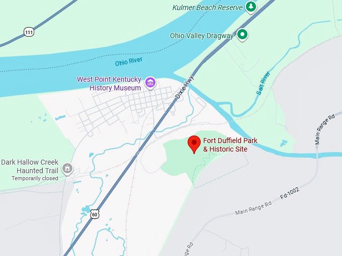 16. fort duffield park & historic site map