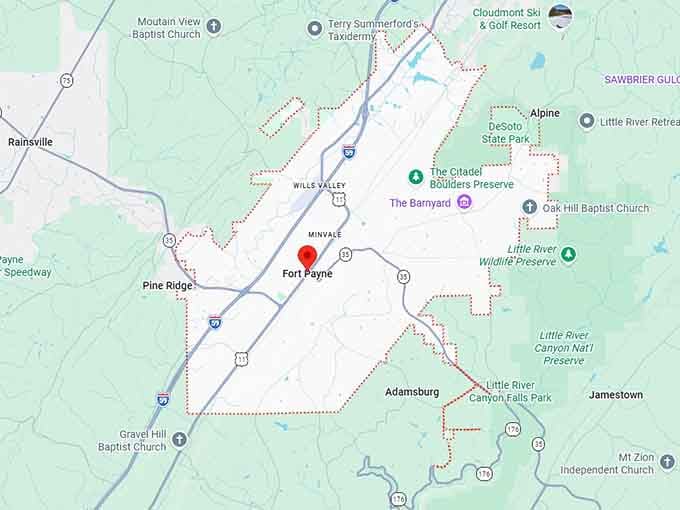 16. fort payne map